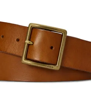Ralph Lauren Burnished Vachetta Leather Belt