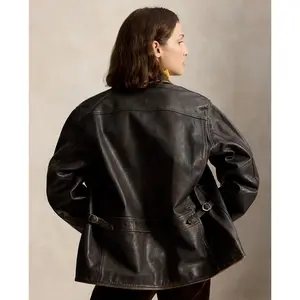 Ralph Lauren Leather Moto Jacket