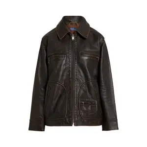 Ralph Lauren Leather Moto Jacket