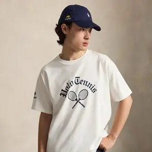 Ralph Lauren Us Open Big Fit Polo Tennis T-shirt - White