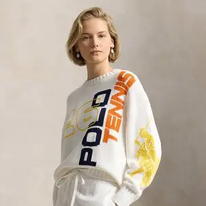 Ralph Lauren Us Open Graphic Logo Cotton Sweater