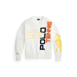 Ralph Lauren Us Open Graphic Logo Cotton Sweater
