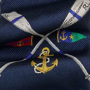 Ralph Lauren Crossed-oars Silk Repp Tie