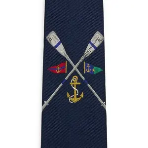 Ralph Lauren Crossed-oars Silk Repp Tie