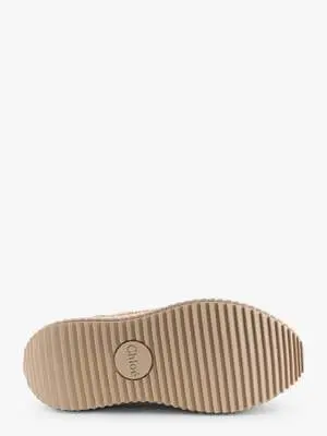 Chloé Nama Low-top Sneakers In Mesh With Suede Inserts - Multicolor