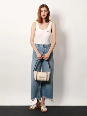 Chloé Ribbed Cotton Tank Top