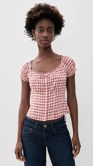REFORMATION Adina Top