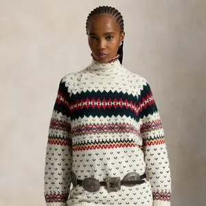 Ralph Lauren Fair Isle Wool-blend Turtleneck Sweater