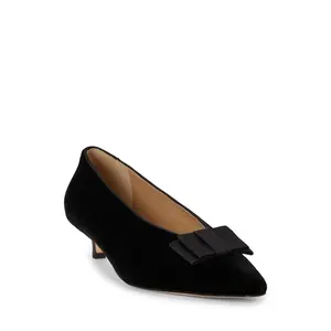 Ralph Lauren Francesca Bow-trim Velvet Pump