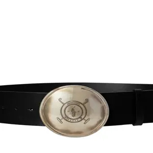 Ralph Lauren Plaque-buckle Leather Belt