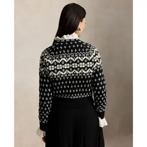 Ralph Lauren Fair Isle Wool-blend Cardigan