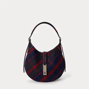 Ralph Lauren Polo Id Plaid Twill Small Shoulder Bag - Multi Plaid