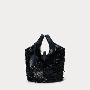 Ralph Lauren Polo Play Beaded Tote & Crossbody - Deep Iris