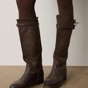 Ralph Lauren Ward Vachetta Leather Engineer Boot