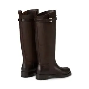 Ralph Lauren Ward Vachetta Leather Engineer Boot