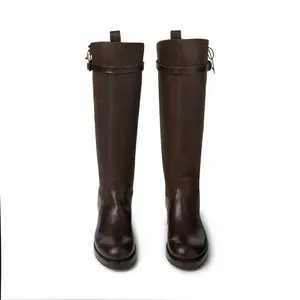 Ralph Lauren Ward Vachetta Leather Engineer Boot