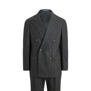 Ralph Lauren Polo Tailored Fit Chalk-stripe Wool Suit