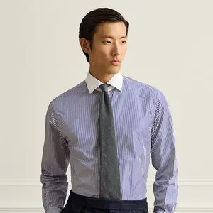Ralph Lauren Striped Poplin French Cuff Shirt