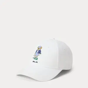 Ralph Lauren Golf Polo Bear Ball Cap - White