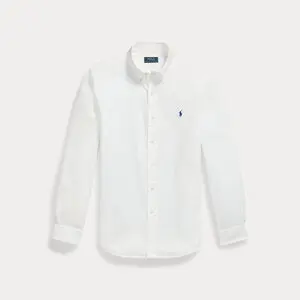 Ralph Lauren Classic Fit Oxford Shirt - White/blue