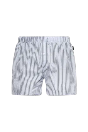 Hanro Cotton Striped Boxers - Blue