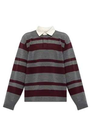FRAME Wool Long Sleeve Polo
