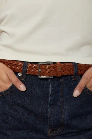 AMI Paris Leather Belt