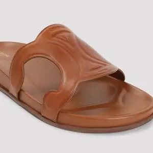 Celine Triomphe Slide - Brown