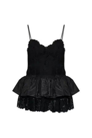 Chloé Lace Peplum Top