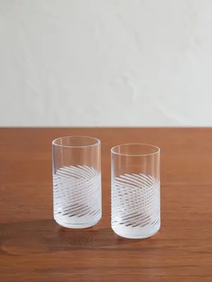 Brunello Cucinelli Set Of Two Whisky Glasses
