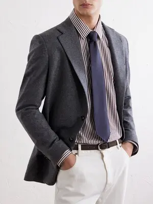 DE PETRILLO 8cm Silk-jacquard Tie