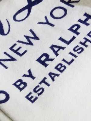 Ralph Lauren Yankees Jacquard-woven Wool And Cotton-blend Throw
