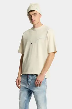 Dsquared2 Snowy Dream Loose Fit T-shirt - Beige