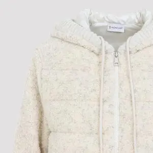 Moncler Zip Up Jacket - White