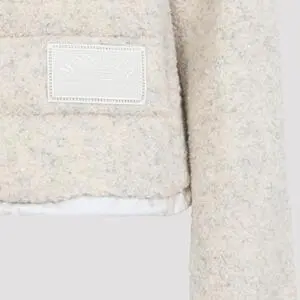 Moncler Zip Up Jacket - White