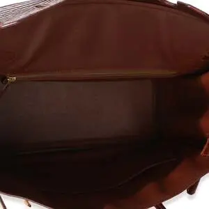 Hermès Miel Shiny Porosus Crocodile Birkin 35 Ghw