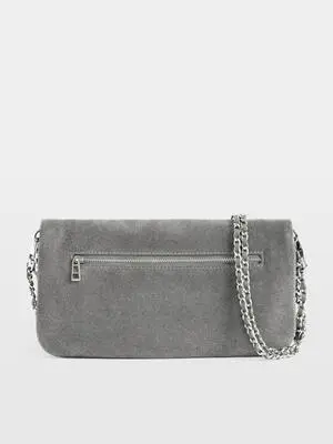 Zadig&Voltaire Rock Suede Clutch - Road