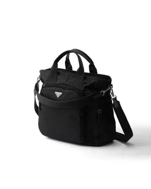 Prada Re-nylon And Saffiano Leather Tote Bag