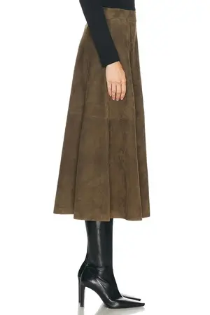 Jenni Kayne Suede Wolfe Skirt