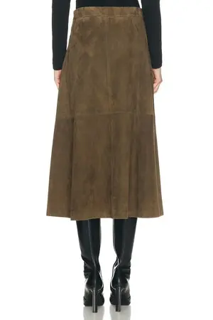 Jenni Kayne Suede Wolfe Skirt