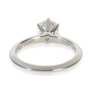 Tiffany & Co. 0.92 Ct Round Brilliant Diamond Engagement Ring