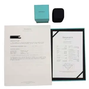 Tiffany & Co. 0.92 Ct Round Brilliant Diamond Engagement Ring
