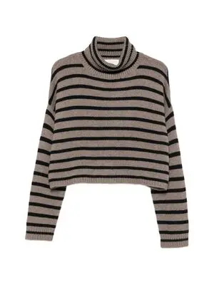LISA YANG Zerlina Cashmere Turtle-neck Sweater - Multicolor