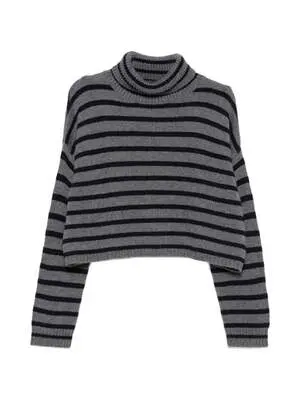 LISA YANG Zerlina Cashmere Turtle-neck Sweater - Multicolor