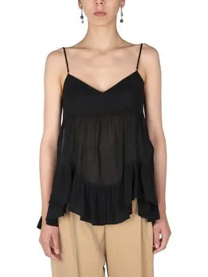 Alexander McQueen Semi-transparent Top