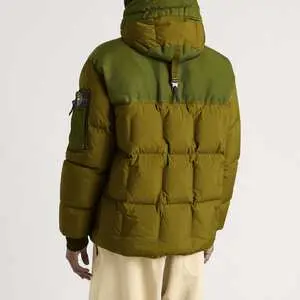 Stone Island Garment Dyed Crinkle Reps Ny Hooded Down Jacket