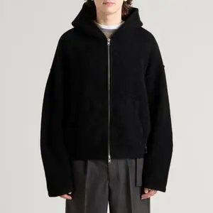 BEACH BRAINS Knit Zip Hood
