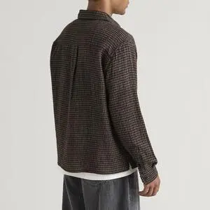 BEACH BRAINS Hold Micro Check Shirt