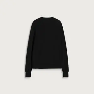 Play Comme Des Garcon Pink Heart V Neck Jumper - Black