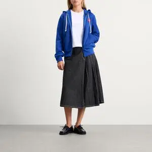 Play Comme Des Garcon Red Heart Zip Hoodie